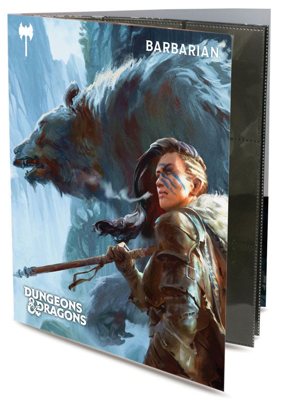 Dungeons and Dragons RPG: Barbarian - Class Folio with Stickers | Game ...